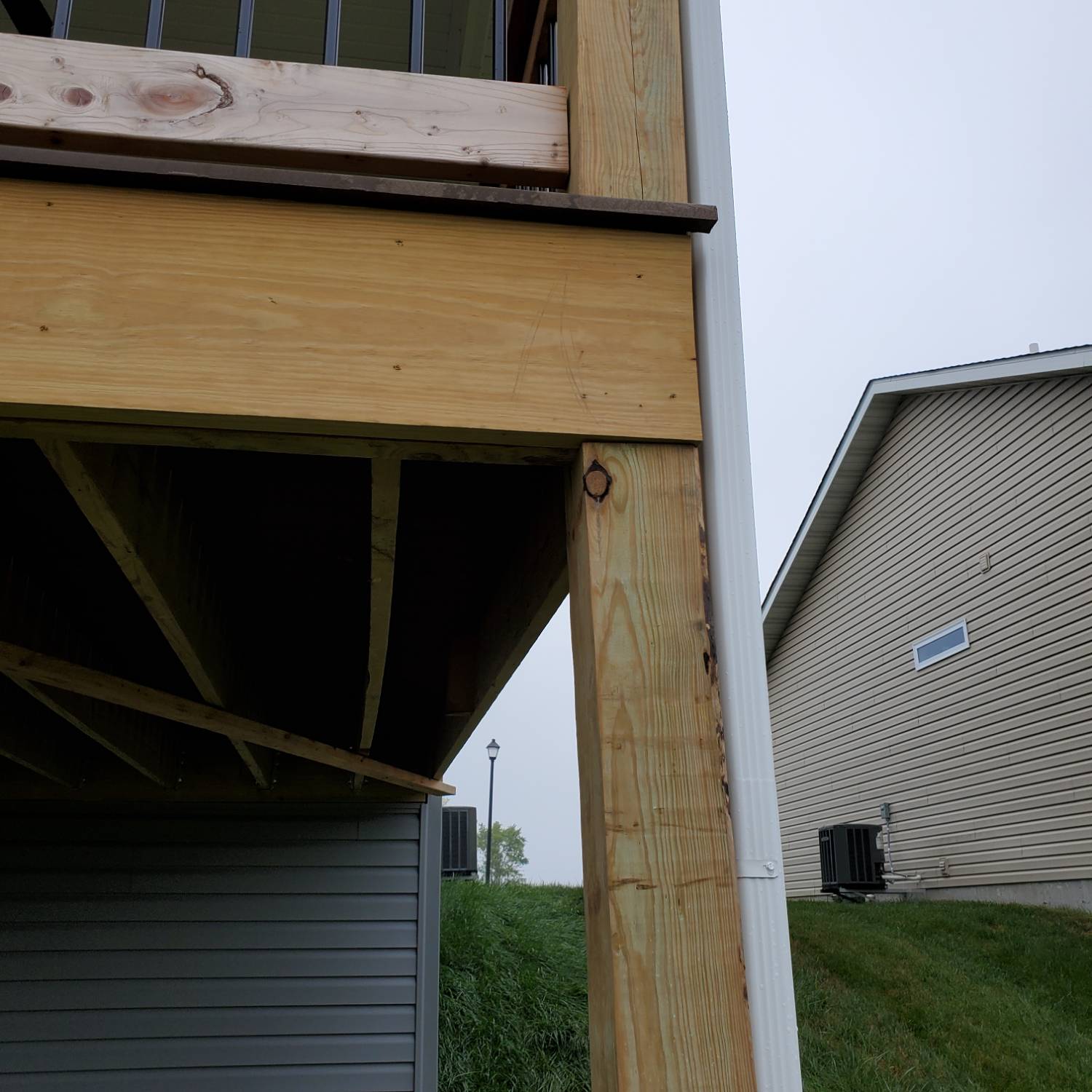 Worst New Construction Deck Ever - Rigid Inspections, LLC