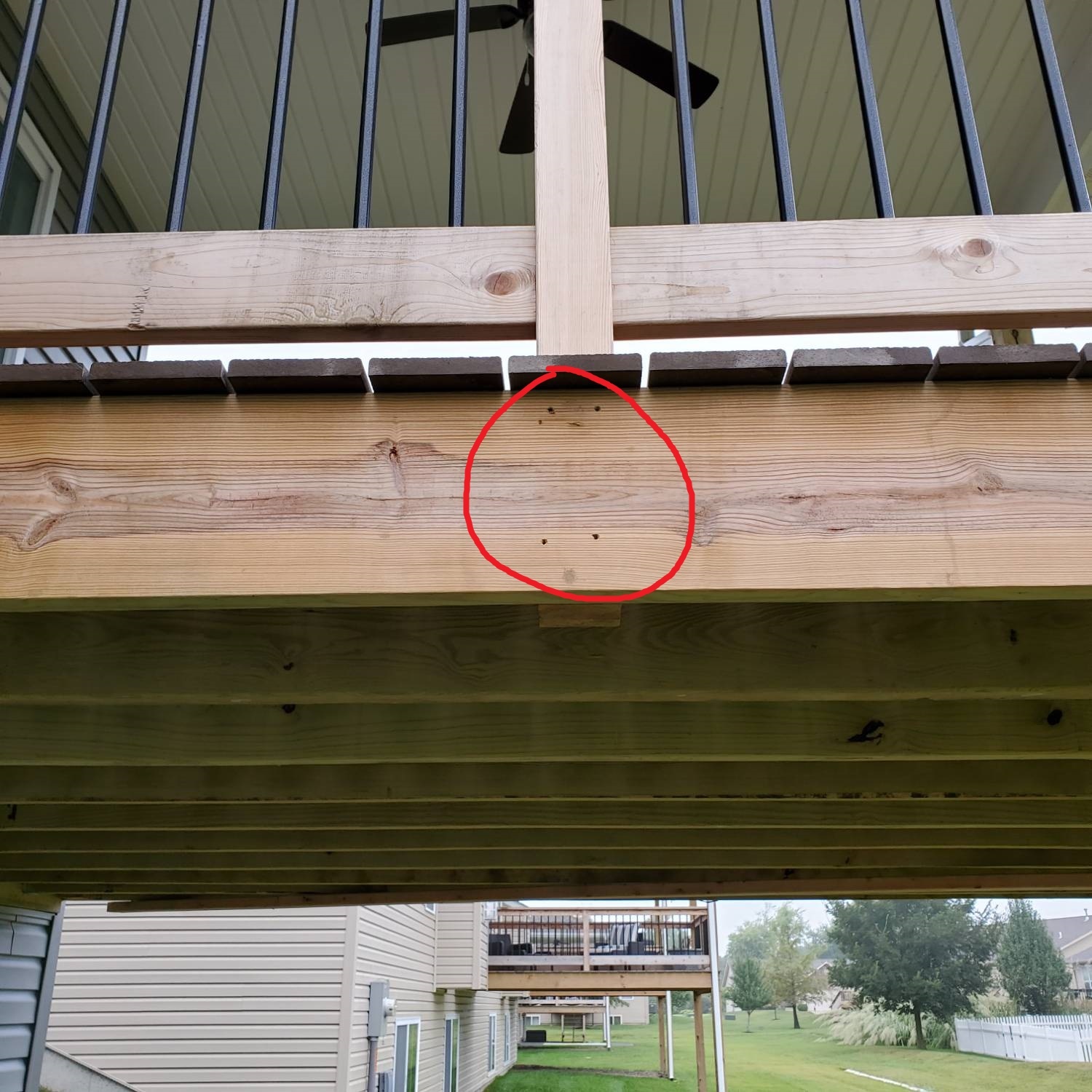Worst New Construction Deck Ever - Rigid Inspections, LLC