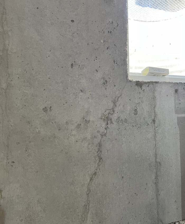 New Construction Foundation Cracks - Rigid Inspections, LLC